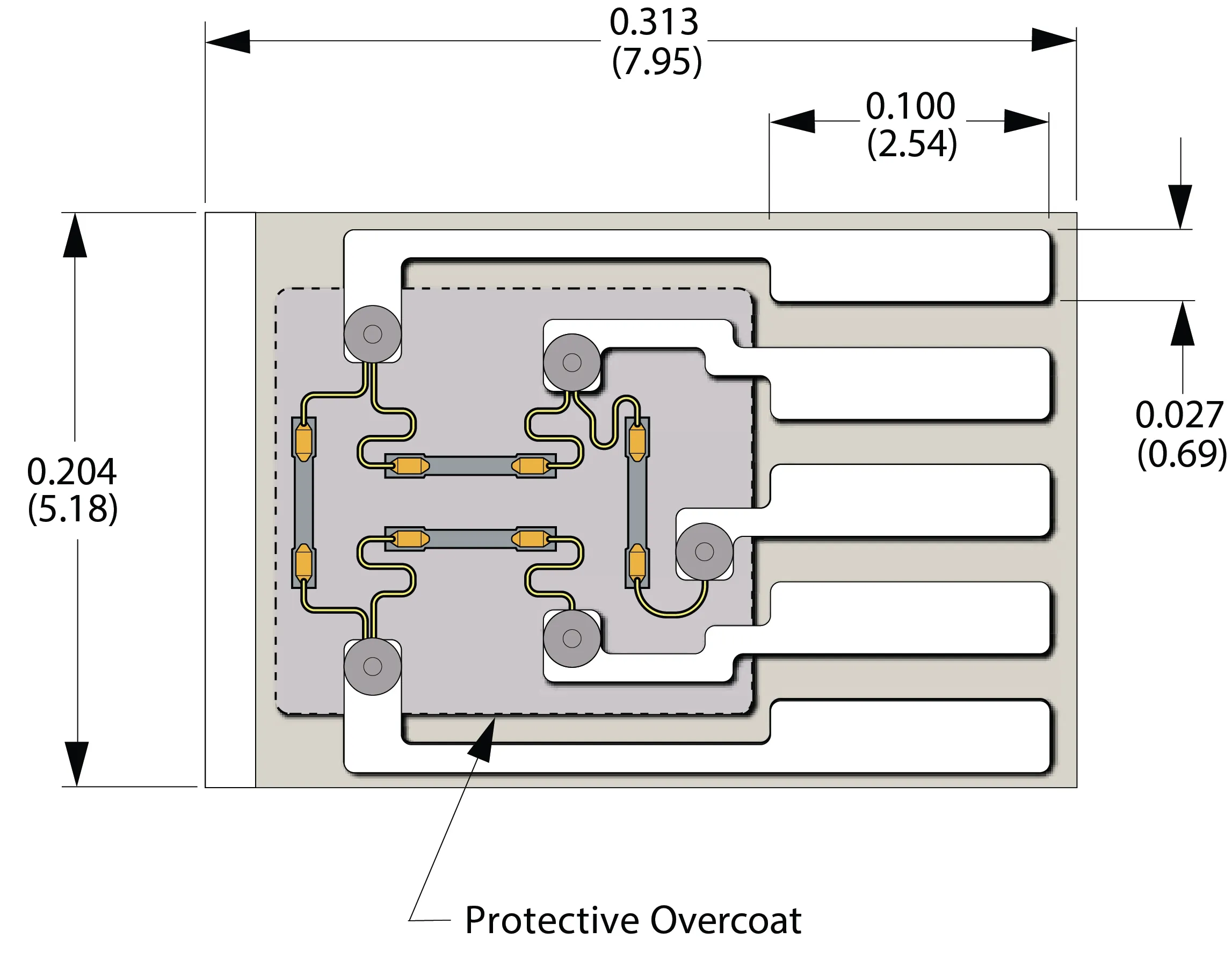 SSGF Full-Bridge Semiconductor Strain Gages | Semiconductor Strain Gage ...